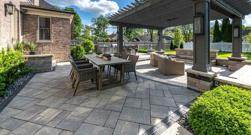 Paver Patio - Riverstone Landscaping